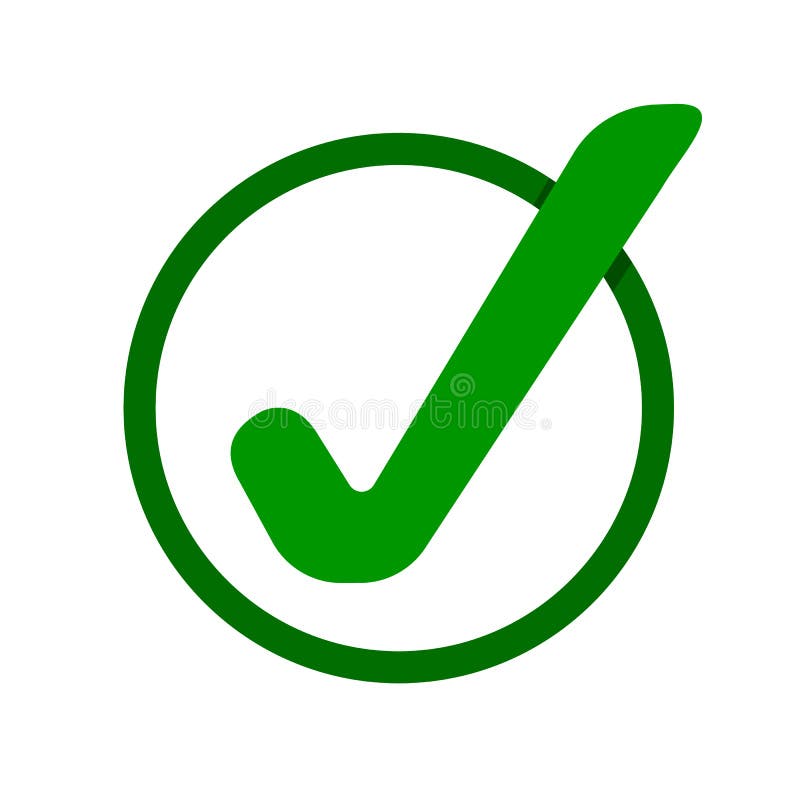 Green Check Mark Icon. Tick Symbol Vector Stock Vector - Illustration ... Green Check Mark Icon. Tick Symbol Vector Stock Vector - Illustration ...