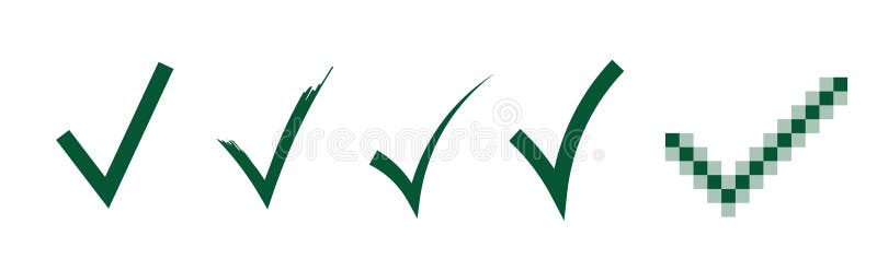 Green Check Mark Icon. Check the Mark Vector Icon Stock Vector ...
