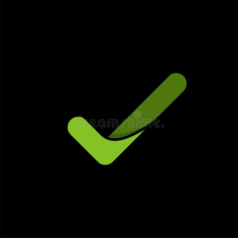 Green Check Mark Logo Template Illustration Design. Vector EPS 10 Stock ...