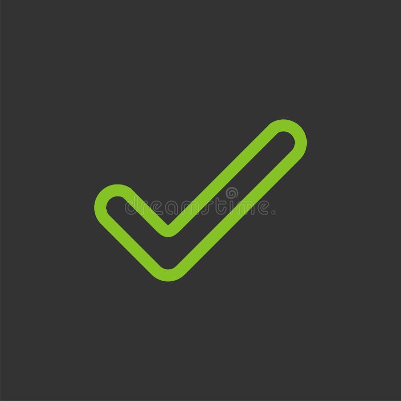 Green Check Mark Logo Template Illustration Design. Vector EPS 10 Stock ...