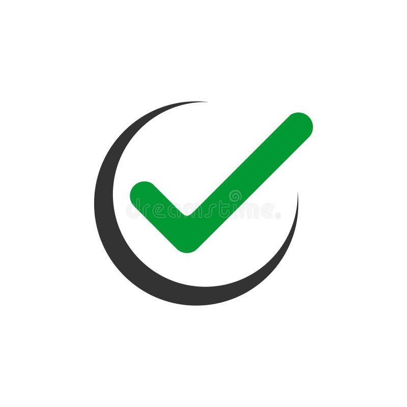 Green Check Mark Logo Template Illustration Design. Vector EPS 10 Stock ...