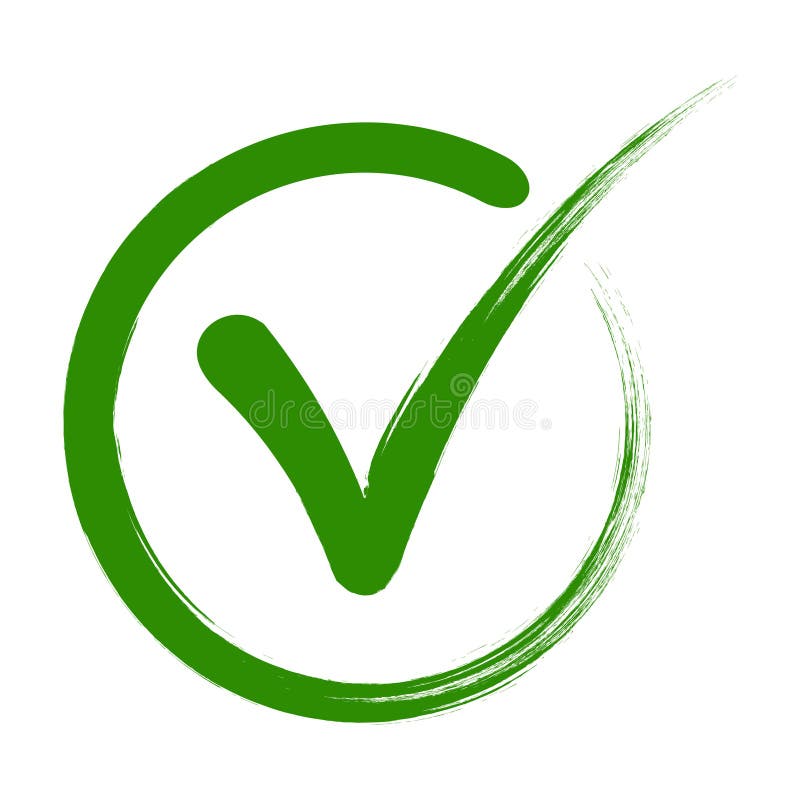 3d Green Check Mark Symbol and Red Cross, Yes Sign Fact and Myth ...