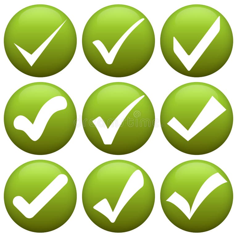 Done Marks Icon Stock Illustrations – 1,433 Done Marks Icon Stock ...