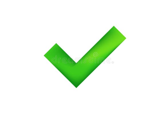 Green Checkbox Icon for Task Completion and Confirmation Stock ...