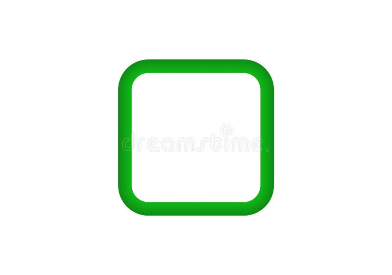 Green Checkbox Icon with White Background Stock Vector - Illustration ...