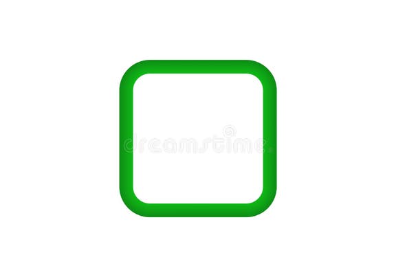 Green Checkbox Icon with White Background Stock Vector - Illustration ...