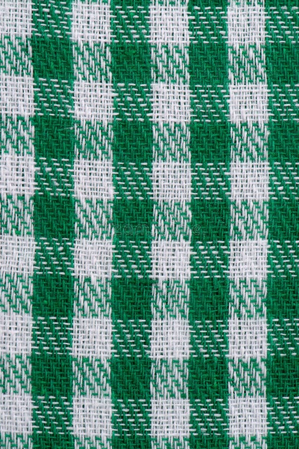 Diagonal Checked Cotton Fabric Stock Photo - Image of coloured, closeup ...