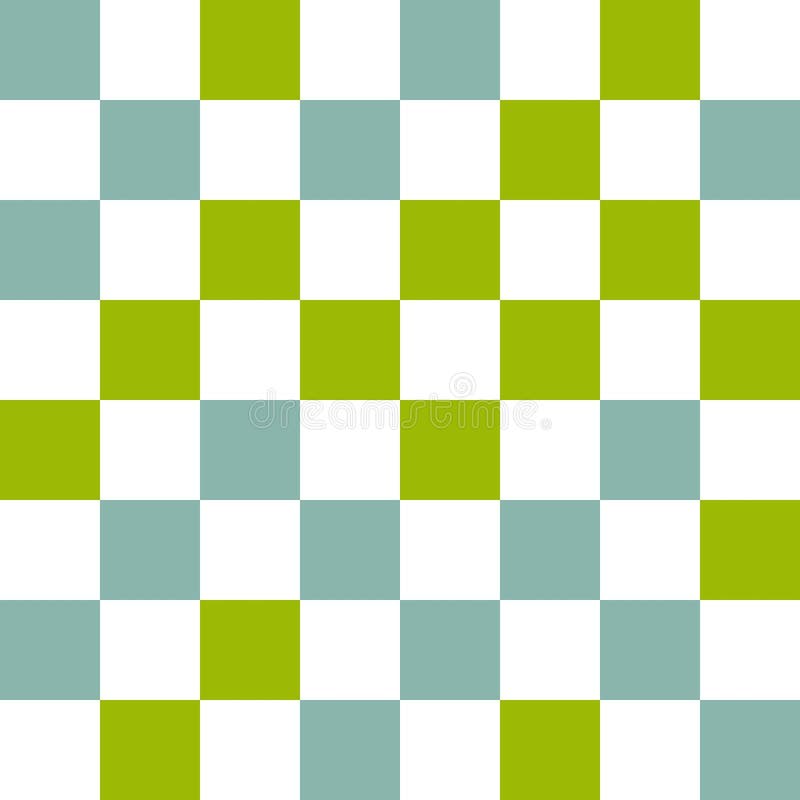 Green Checkerboard Pattern Background. Stock Vector - Illustration of ...