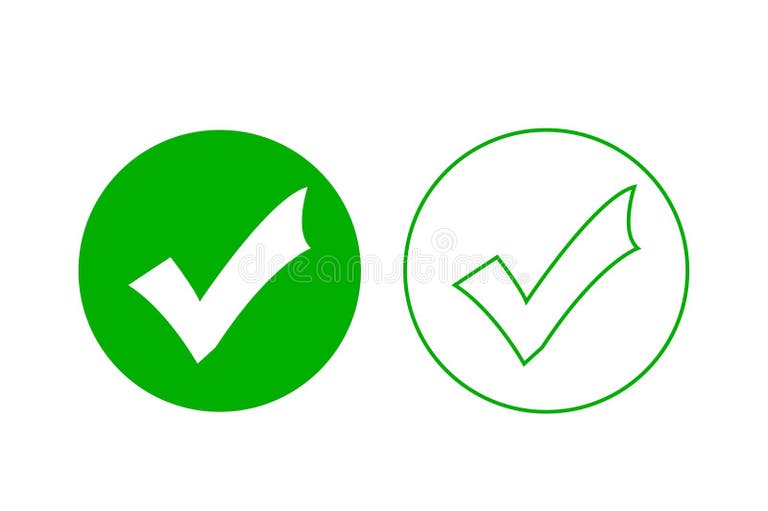 Drawn Checkmark Symbols Stock Illustrations – 599 Drawn Checkmark ...