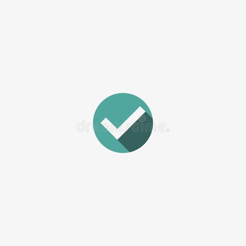 Green Checkmark Icon in a Circle. Tick Symbol in Green Color, Vector ...