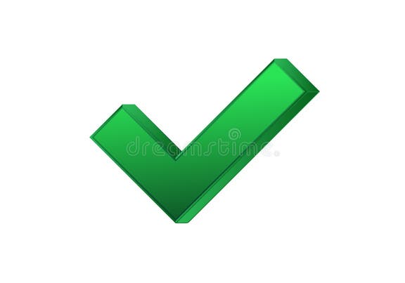 Green Checkmark Icon for Completed Tasks and Confirmation Stock Vector ...