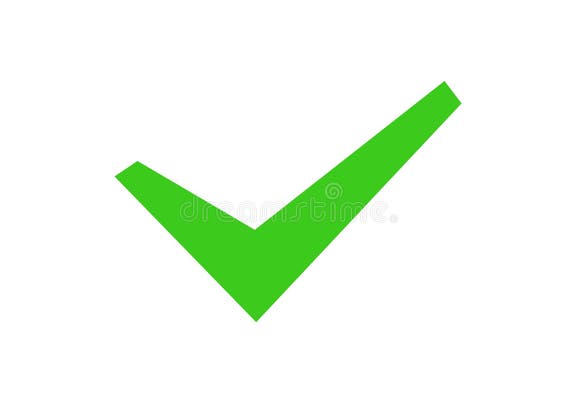 Green Checkmark Icon for Confirmation or Approval Stock Vector ...
