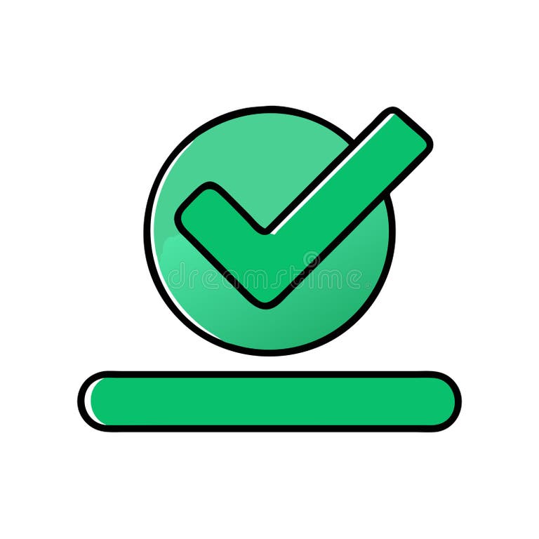 Green Checkmark Vector for Approval and Verification Graphics Stock ...