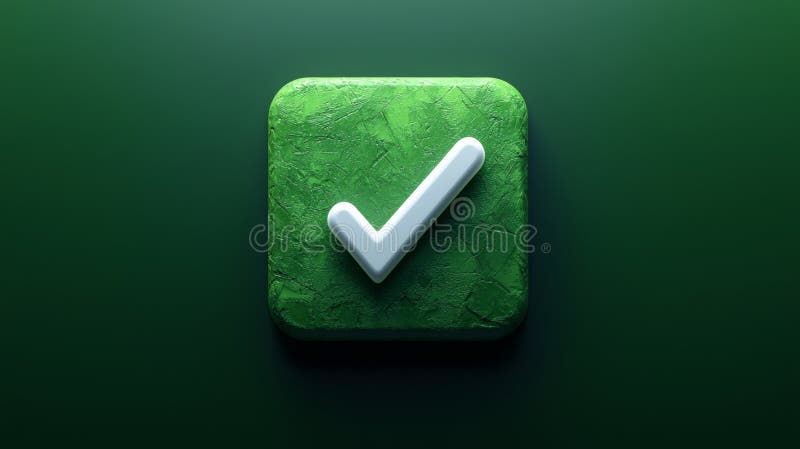 Green Checkmark stock illustration. Illustration of approval - 336771210