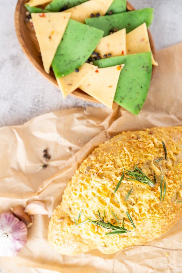 Green Cheese Assorted on a Plate Stock Image - Image of grape, board ...