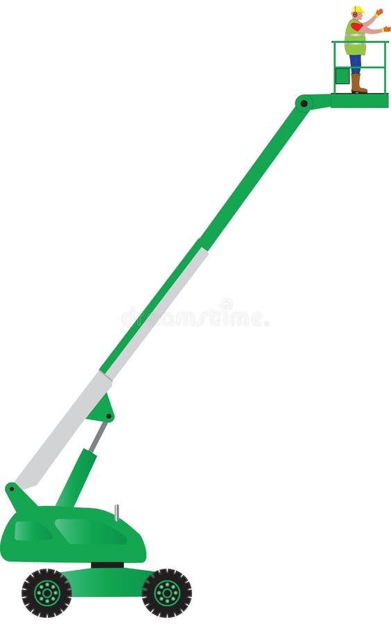Cherry Picker Stock Illustrations – 396 Cherry Picker Stock ...