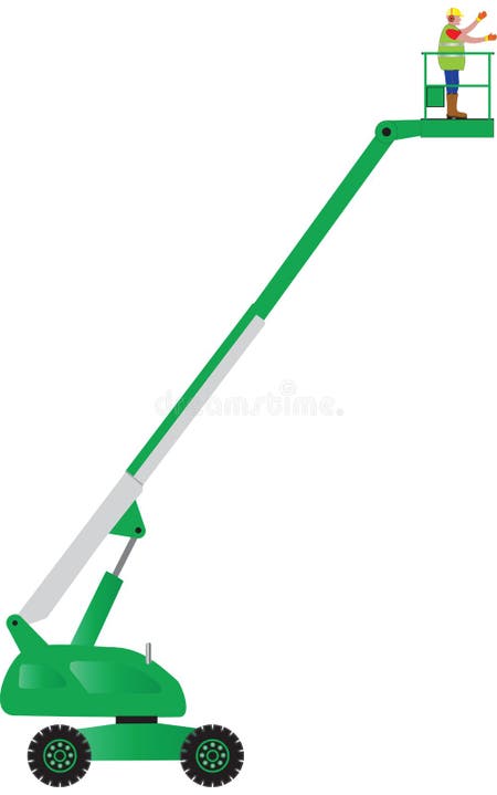 Cherry Picker Stock Illustrations – 358 Cherry Picker Stock ...