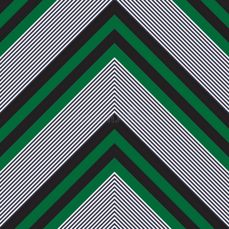 Green Chevron Diagonal Stripes Seamless Pattern Background Stock Vector ...