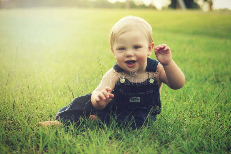 Green, Child, Grass, Photograph Picture. Image: 96861789