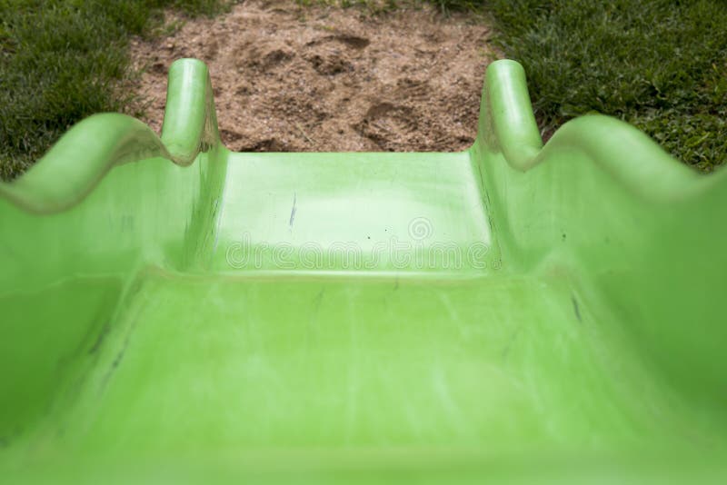 Child on a slide stock image. Image of leisure, entertainment - 15399209