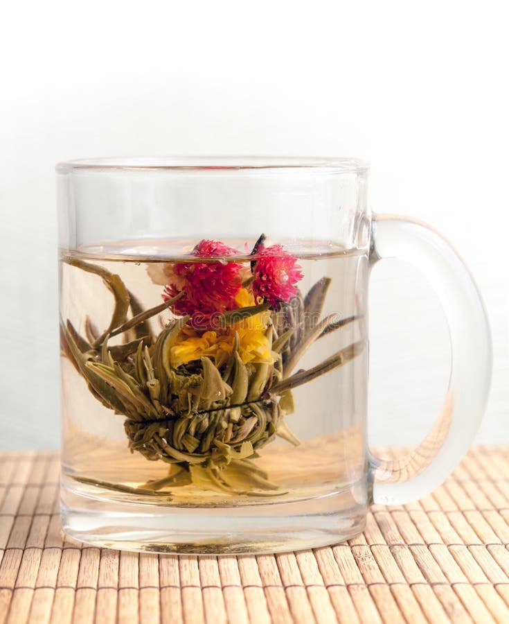 Chinese flower tea stock photo. Image of dish, chineese - 20678388