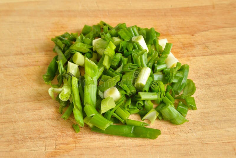 Green chopped onion. stock photo. Image of onion, lifestyle - 71760716