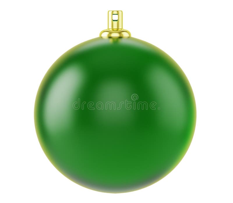 Green christmas ball stock illustration. Illustration of shiny - 191293044
