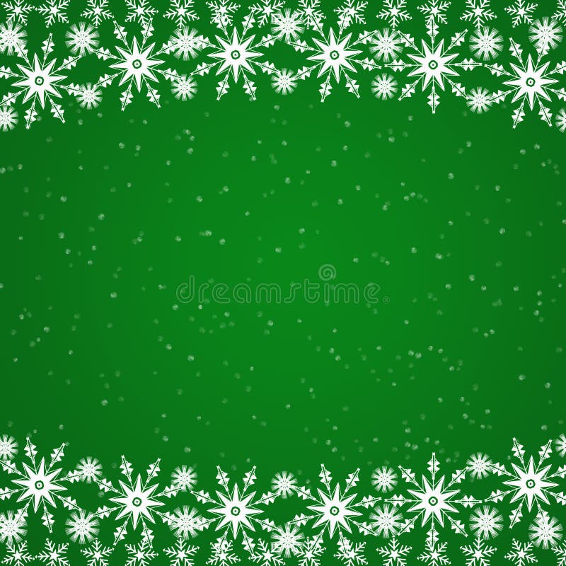 Green Christmas border stock illustration. Illustration of border ...