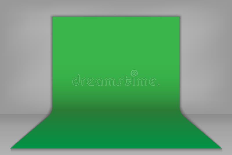 Green chroma key backdrop stock illustration. Illustration of chroma ...
