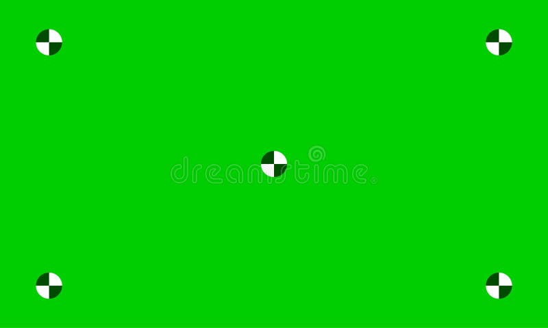 Green Screen Chroma Key Background and Tracking Markers, Vector. Chroma ...