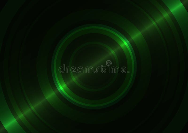 Green Circle Abstract Background Stock Vector - Illustration of layout ...
