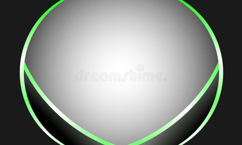 Green Circle Design and Gradient Background Stock Vector - Illustration ...