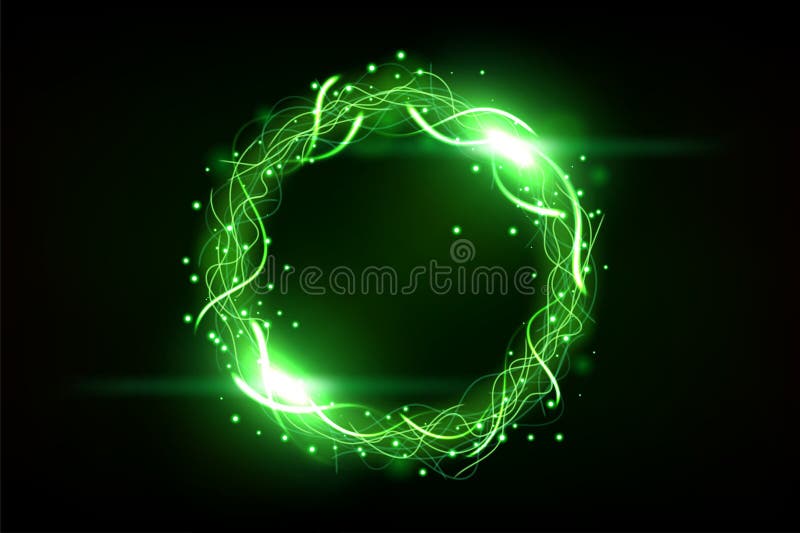 Glowing Star Frame Neon Light, Vector Illustration Stock Vector ...