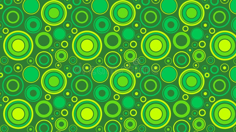 Green Circle Pattern Background Vector Illustration Stock Vector ...