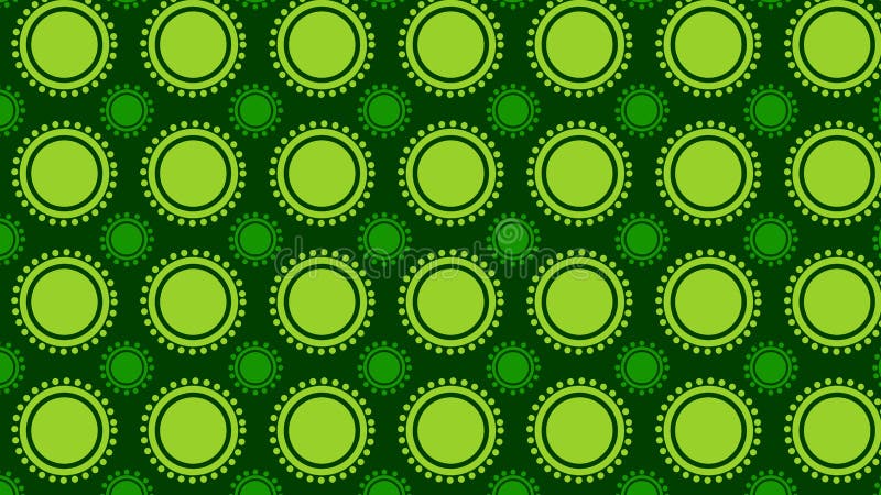 Green Circle Pattern Background Vector Image Stock Illustration ...