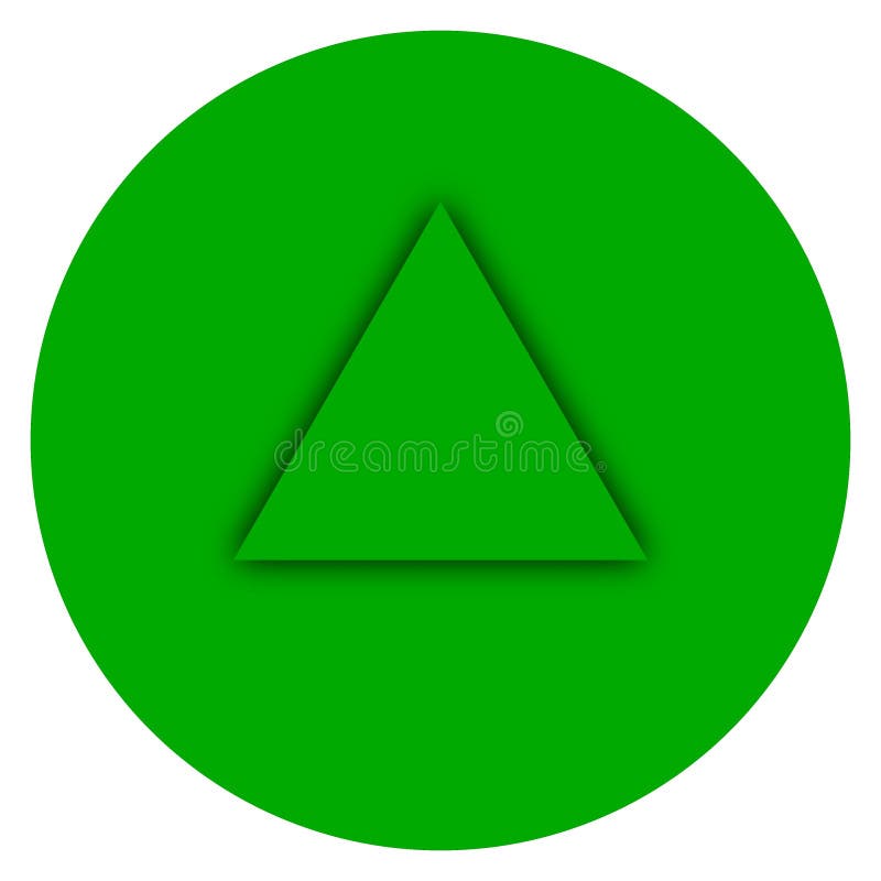 Green Circle Shape Label for Website Graphics Stock Illustration ...