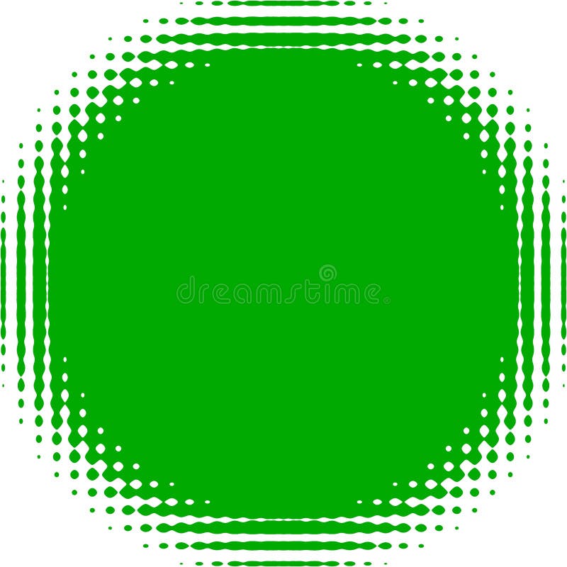 Green Circle Shape Label for Website Graphics Stock Illustration ...