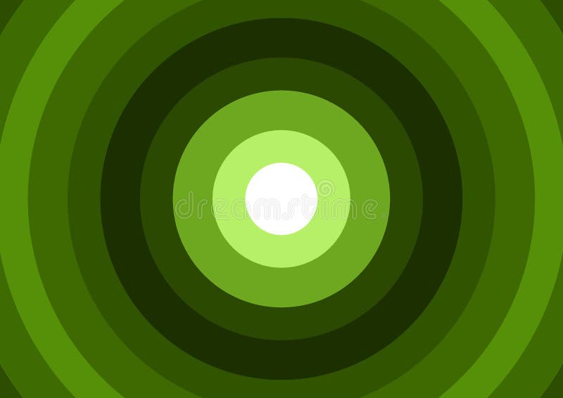 Green Circles Layered Pattern Centered Background Wallpaper Design ...