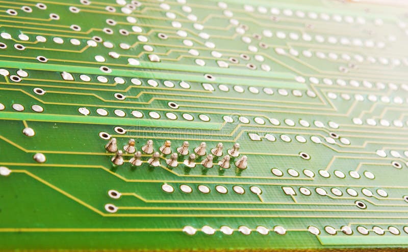 Green circuit board stock image. Image of angular, light - 2809271