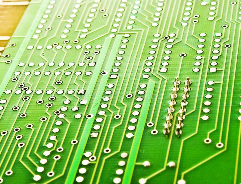 Green circuit board stock photo. Image of industry, electricity - 13871310