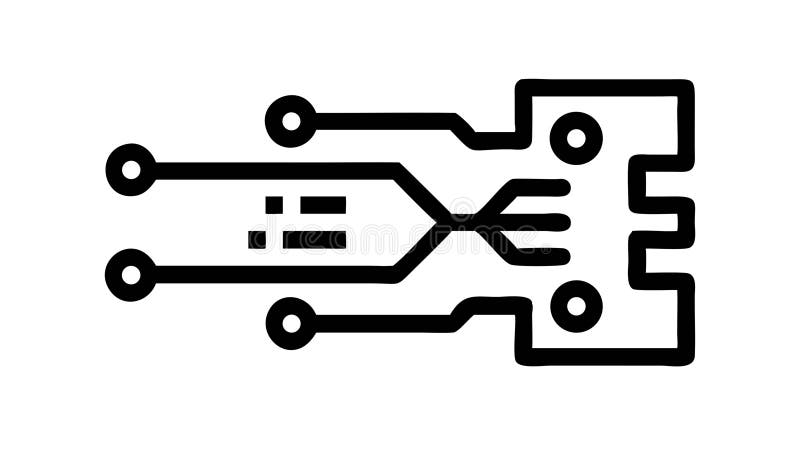 Green Circuit Board Concept, Eco-Friendly Electronics, Vector Design ...
