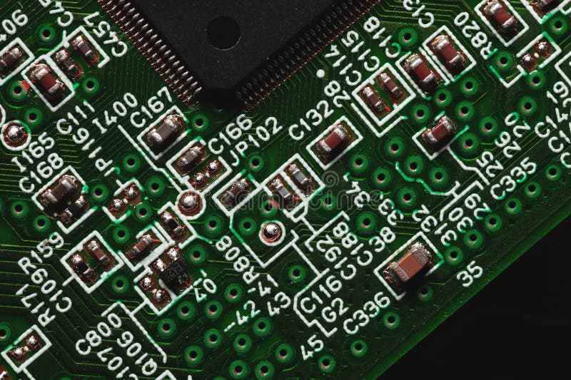 Green Circuit Board, Electronic Computer Hardware Technology ...