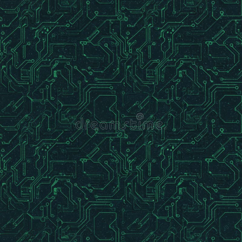Seamless Printed Circuit Board Pattern Stock Illustrations – 330 Seamless Printed Circuit Board ...