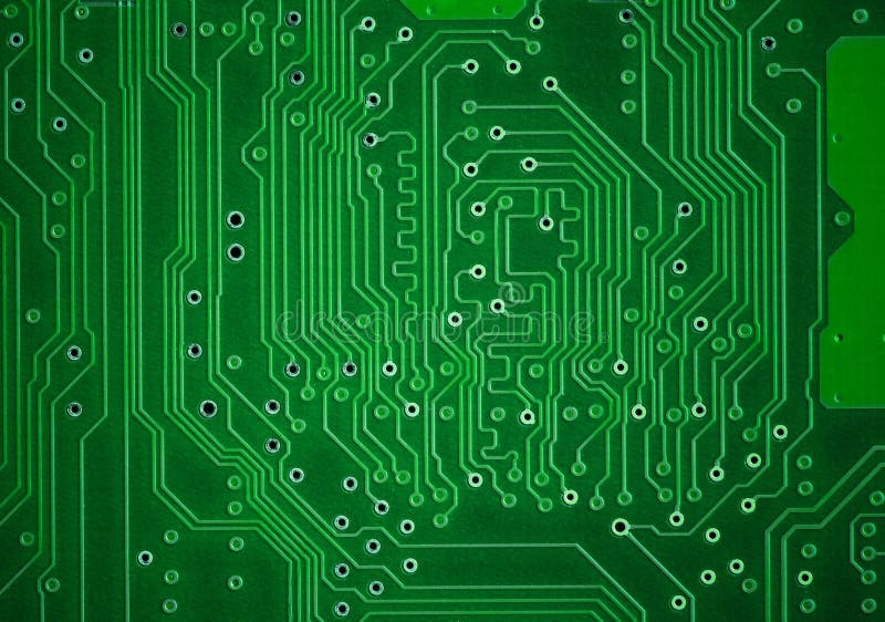 Green Circuit Plate Background Stock Photo - Image of microchip ...