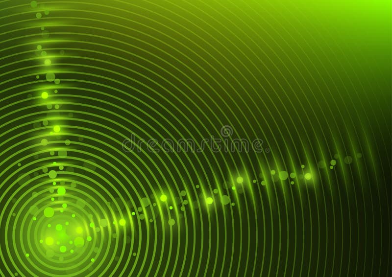 Green Circular Background stock vector. Illustration of rings - 68308519