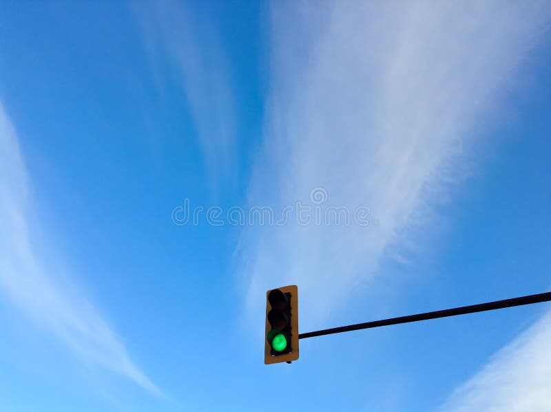 Green circulation light stock image. Image of concept - 84390303