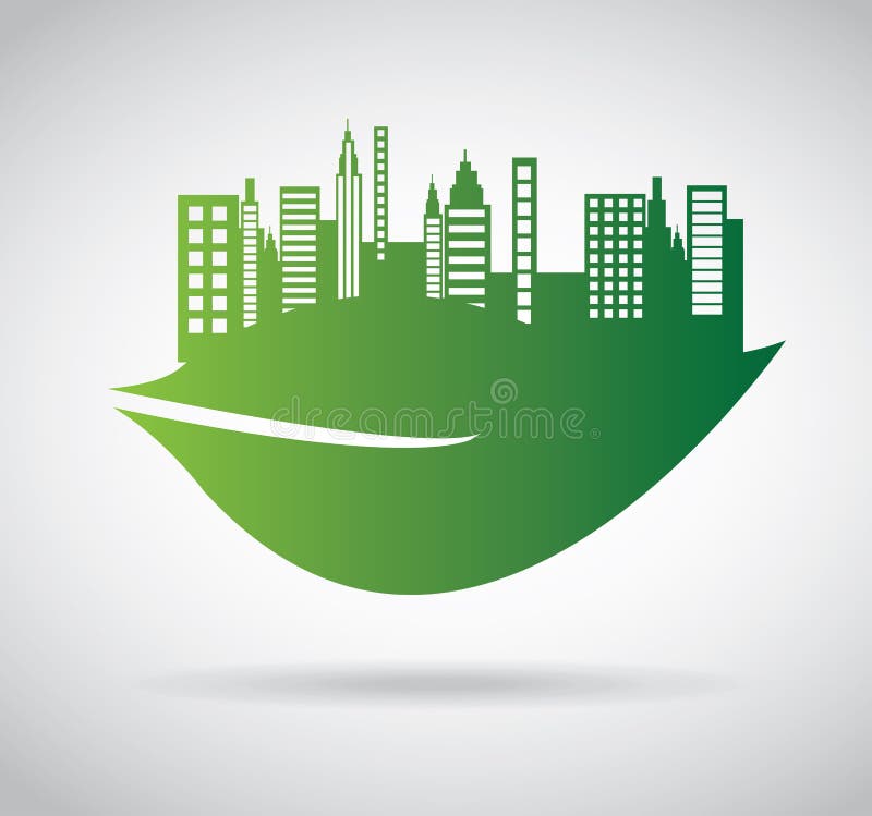 Green city stock vector. Illustration of ecology, environmental - 31867355