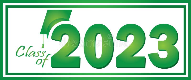 Green class of 2022 stock vector. Illustration of graphic - 234910988