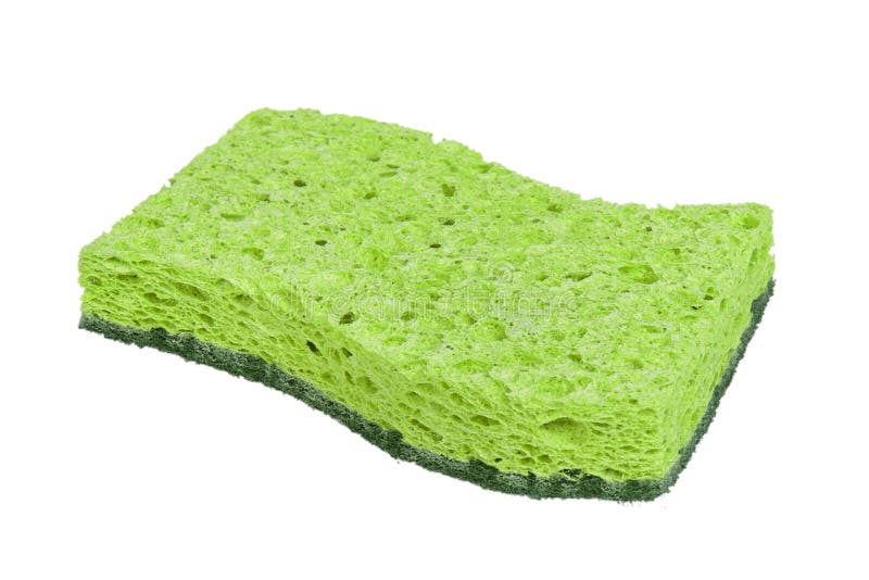 Green Cleaning Sponge stock photo. Image of housecleaning - 156272314