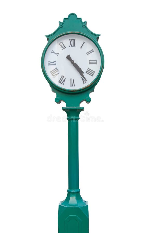 Green clock stock photo. Image of piece, gear, green, gold - 1157928